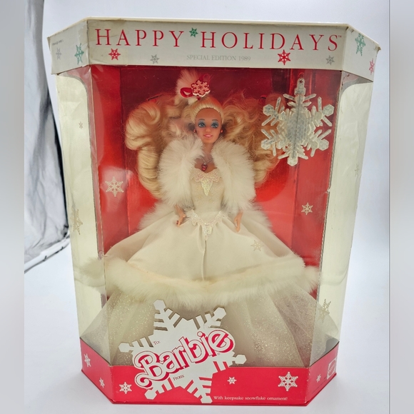 Barbie | Toys | Collectible 989 Mattel Happy Holidays Barbie Special ...